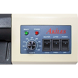 Akiles APLP330 Model ProLam Plus 330 Dual Heat System Laminator, 13" (330 mm) Throat Capacity, 23"/min Max Laminating Speed, 10 mil Max Pouch Thickness, 1mm Max Laminating Thickness