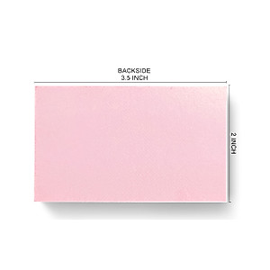 RXBC2011 Thank you for your order Card Thank you Cards Package Insert for online business Pack of 100 pink