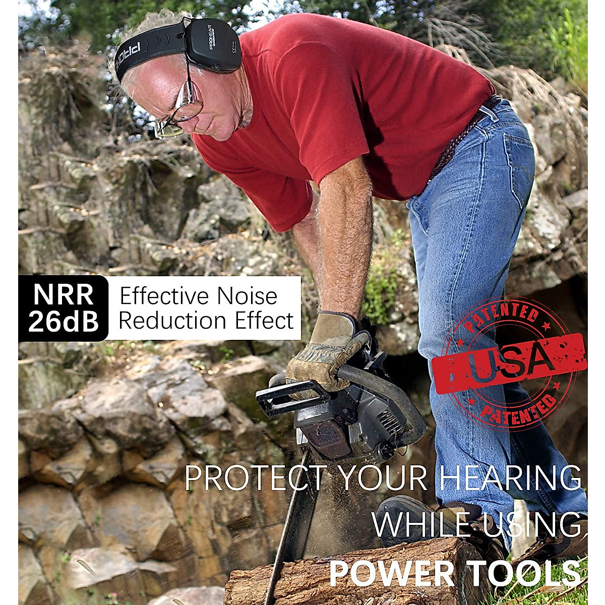 PROHEAR 016 & 030 Passive and Electronic with Bluetooth Shooting Ear Protection Safety Earmuffs, Slim Hearing Protector with Low-Profile