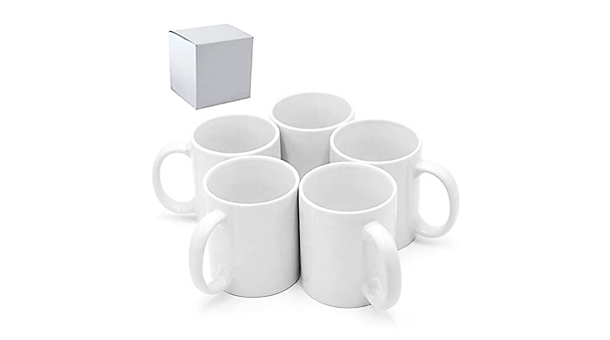 MYSUB 11oz Sublimation Mugs - Perfect for Custom Designs