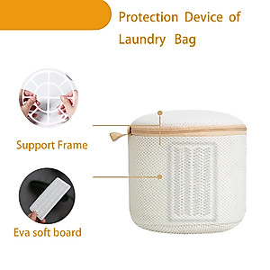 2PCS Bra Bags For Laundry,Mesh Bra Washing Bags for Washing Machine,Lingerie Bags For Washing Delicates,Underwear Brassiere Washing Bags with Zipper for Women