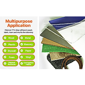 Pool Table Glue: 1 CAN Cloth Installation Glue Polymat 777 Professional Grade