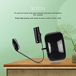 SCITOO Side View Mirrors fit for 1980-1996 for Ford F150 F250 F350 F450 Ranger Bronco Explorer Truck Pickup Towing Mirrors Pair Replacement Mirror Manual Fold Manual adjustment FO1321106-D42