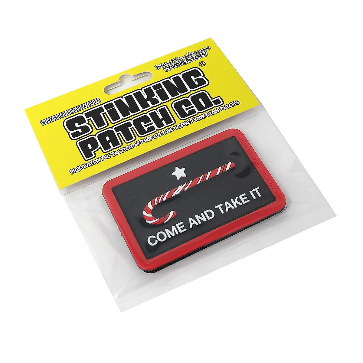 Candy Cane PVC Hook and Loop Patch Bundle - Hilarious Christmas Patches