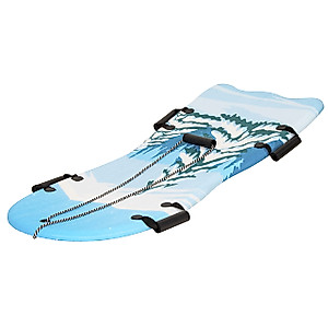 Elevon Premium Foam Snow Sled with Tow Rope and Handles for Kids and Adults, Blue