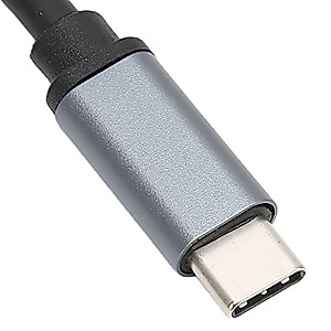 USB C Hub, 30HZ 4K HD 5 in 1 USB C Multiport Adapter 3840x2160 5Gbps Transfer Support Dual Cards PD Charging USB Docking Station for Home Office Travel