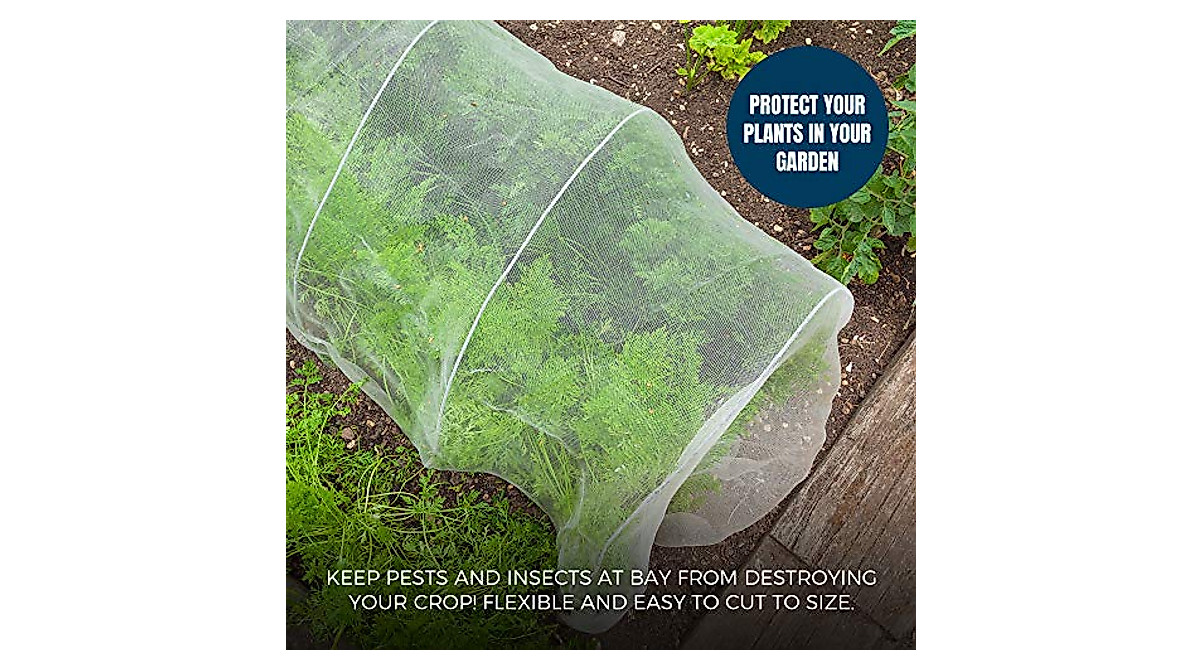 MEKKAPRO 10x10ft Mosquito & Garden Netting - Plant & Bug Barrier