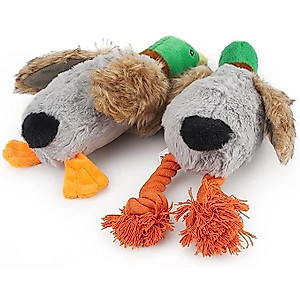 Plush Duck Dog Toy, Squeaky Dog Toy, All Species and All Breeds, Plush Dog chew Toy for Large Dogs,