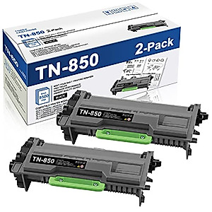 TN850 High Yield Toner Cartridge: DOPHEN 2PK Compatible TN-850 High Yield Toner Cartridge,TN8502PK Replacement for Brother DCP-L5500DN L5600DN MFC-L6700DW L6750DW HL-L6200DW/DWT L6250DW Printers