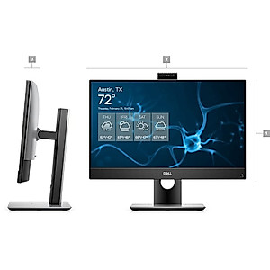 Dell OptiPlex 7480 AIO 23.8 - Intel Core i7 10th Gen - i7-10700 - Eight Core 4.8Ghz - 512GB SSD - 16GB RAM - 1920x1080 FHD - Windows 10 Pro (Renewed)