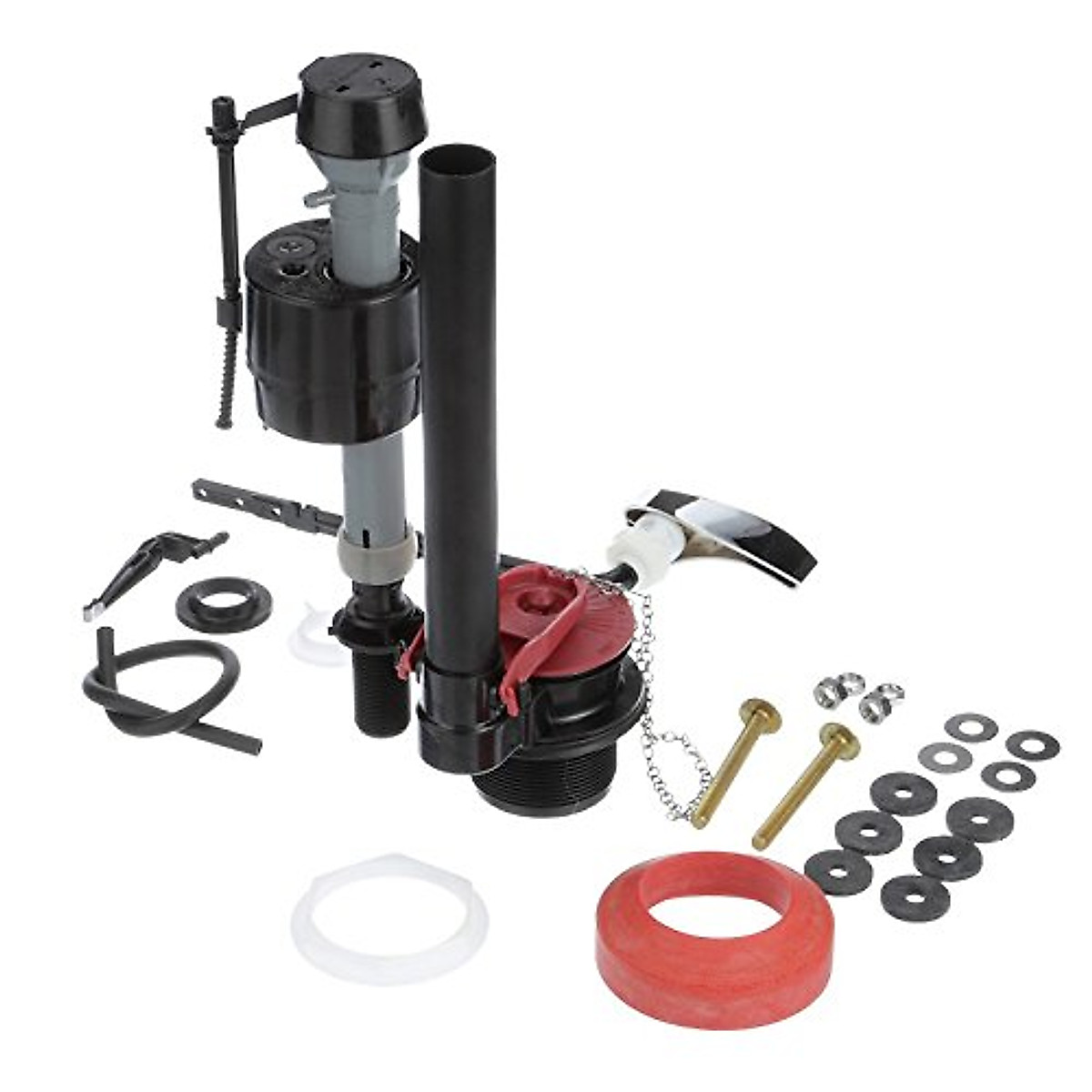 Fluidmaster 400AKR Universal All in One Toilet Repair Kit for 2-Inch Flush Valves, Easy Install