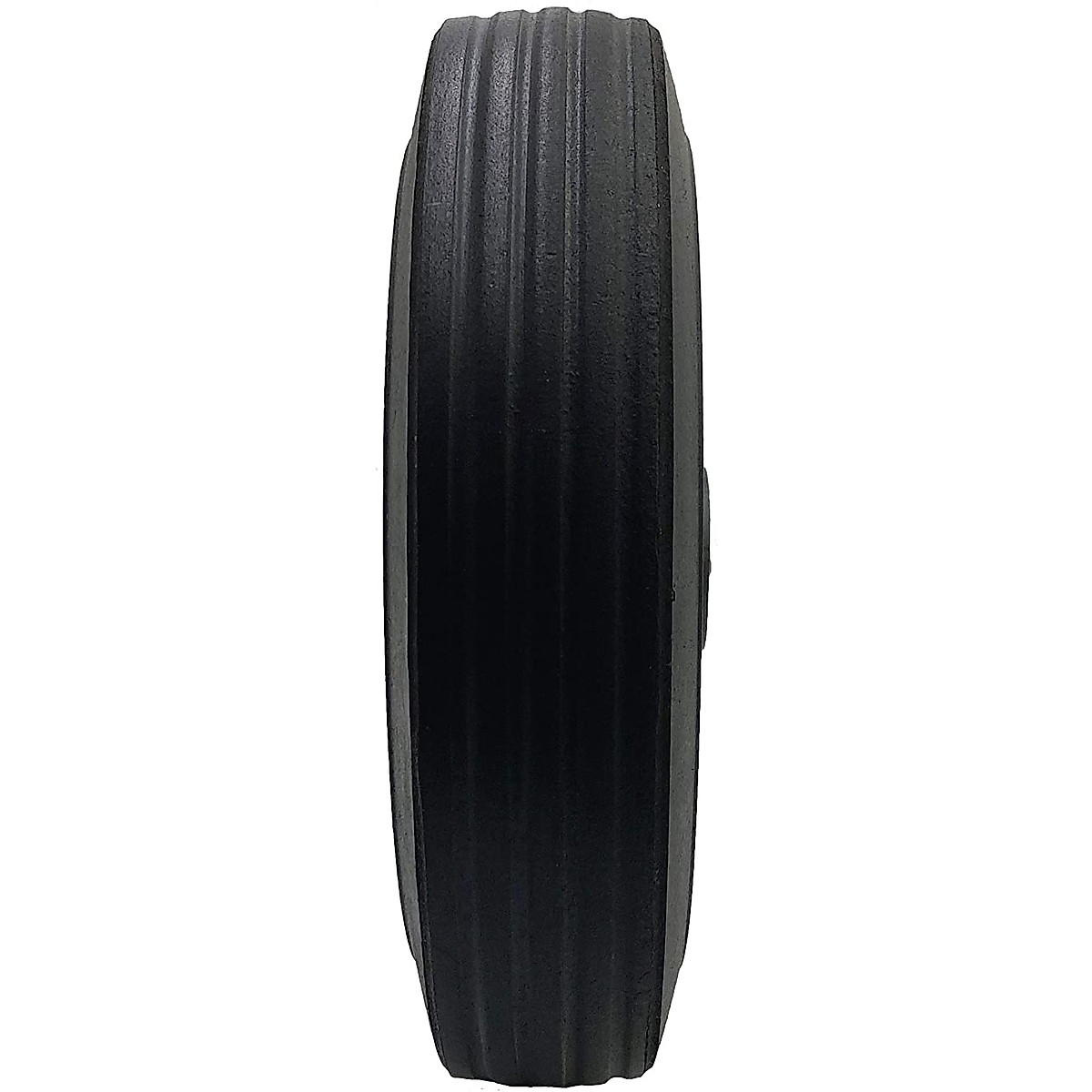 Rocky Mountain Goods Solid Rubber Hand Truck Wheel 10"- 5/8” axle Size - Flat Free Solid Rubber Replacement tire for Hand Truck, cart, Power Washer, Dolly, Compressor - 660 lbs. Load (10”) (2)