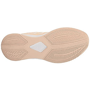 adidas Women's Duramo Protect Running Shoe, Wonder White/Zero Metallic/Pulse Blue, 8.5