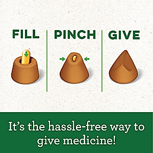 Greenies Feline Pill Pockets for Cats Natural Soft Cat Treats, Catnip Flavor, 1.6 oz. Pack (45 Treats)