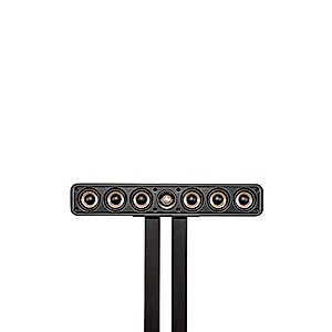 Polk Signature Elite ES35 Slim Center Channel Speaker - Hi-Res Audio Certified, Dolby Atmos & DTS:X Compatible, 1" Tweeter & (6) 3" Woofers, Dual Power Port for Effortless Bass, Stunning Black