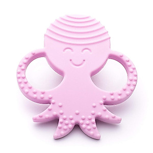 Sisilia Baby Teether | BPA Free Silicone | Octopus (Purple)