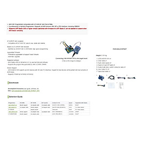 Waveshare-AVR Programmer USB AVRISP XPII Compatible with ATMEL at AVR ISP mk2 mkII in-System Programmer Supports AVR Studio 4/5/6/7 Or Higher Version