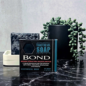 Tactical Soap All-Natural Men's Soap (3 bars) - Pheromone-Infused for Attraction, Exfoliating, Manly Bar Soap, 100% Natural, Made in the USA