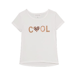 BTween Little Girls 4pc wardrobe pack, Long Sleeve top, Short sleeve top, Tutu skirt, legging