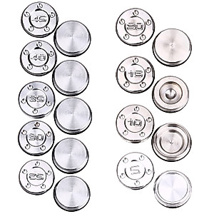 NA 2pcs Silver Number Golf Custom Weights for Titleist Scotty Cameron Newport Studio California Putters (2x15g)