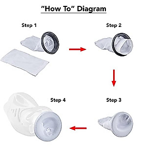 POOL BLASTER Genuine Microfilter Bags 5-Pack for Aqua Broom, Aqua Broom Ultra, Catfish, Catfish Ultra, Fusion PV-5, Hydro 100, iVac 250, iVac C2, Max, Max CG, Max HD, Millennium, Volt FX-4, Volt FX-8