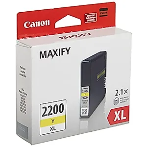 Canon PGI-2200XL Yellow Ink Tank Compatible to IB4120, MB5420, MB5120, IB4020, MB5020, MB5320