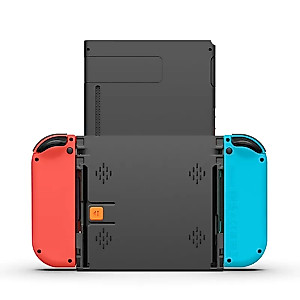 KKOZESST Portrait Mode Flip Grip Handheld Accessory for Nintendo Switch Vertical Mode Orientation Works with OLED Joy-con Grips Stand