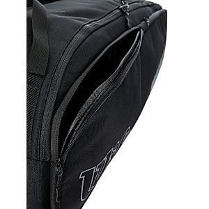 Wilson Night Session Tour 12PK Racket Bag Racket, Adult Unisex, Black/Reflective/ (Multicoloured), One Size, Black/Reflective/ (Multicolor), One Size, Sport