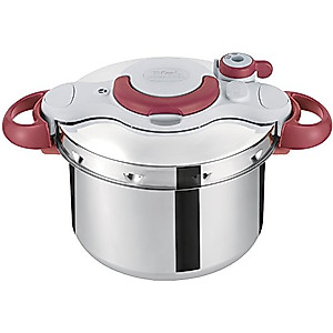 T-FAL Pressure Cooker ClipsoMinut Easy 6.0L (Ruby Red) P4620769【Japan Domestic Genuine Products】 【Ships from Japan】