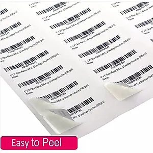 1" x 2-5/8" Shipping Address Labels 3000 Label Stickers Paper for Laser/Inkjet Printer 30 per Page Printable Mailing Labels - Matte, 100 Sheets