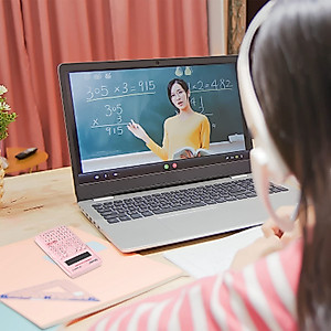 Dft Engineering Scientific Calculator, Suitable for School and Business Study Accessoires Supplies Calculator Scientific Citizen, Pink