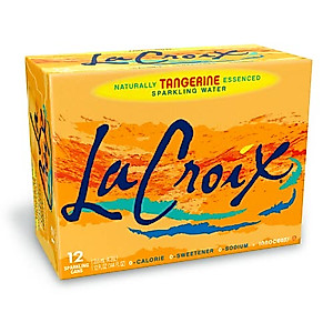 LaCroix Sparkling Water, Tangerine, 12 Fl Oz (pack of 12)
