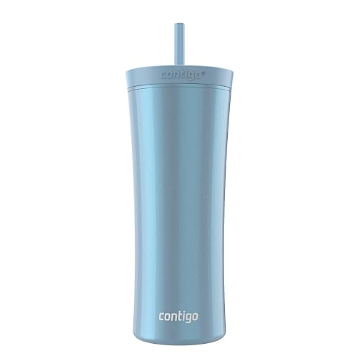 Contigo AUTOCLOSE Shake & Go 20oz Tumbler, Shaker Bottle for Protein Mixes, Blender Bottle, Glacier