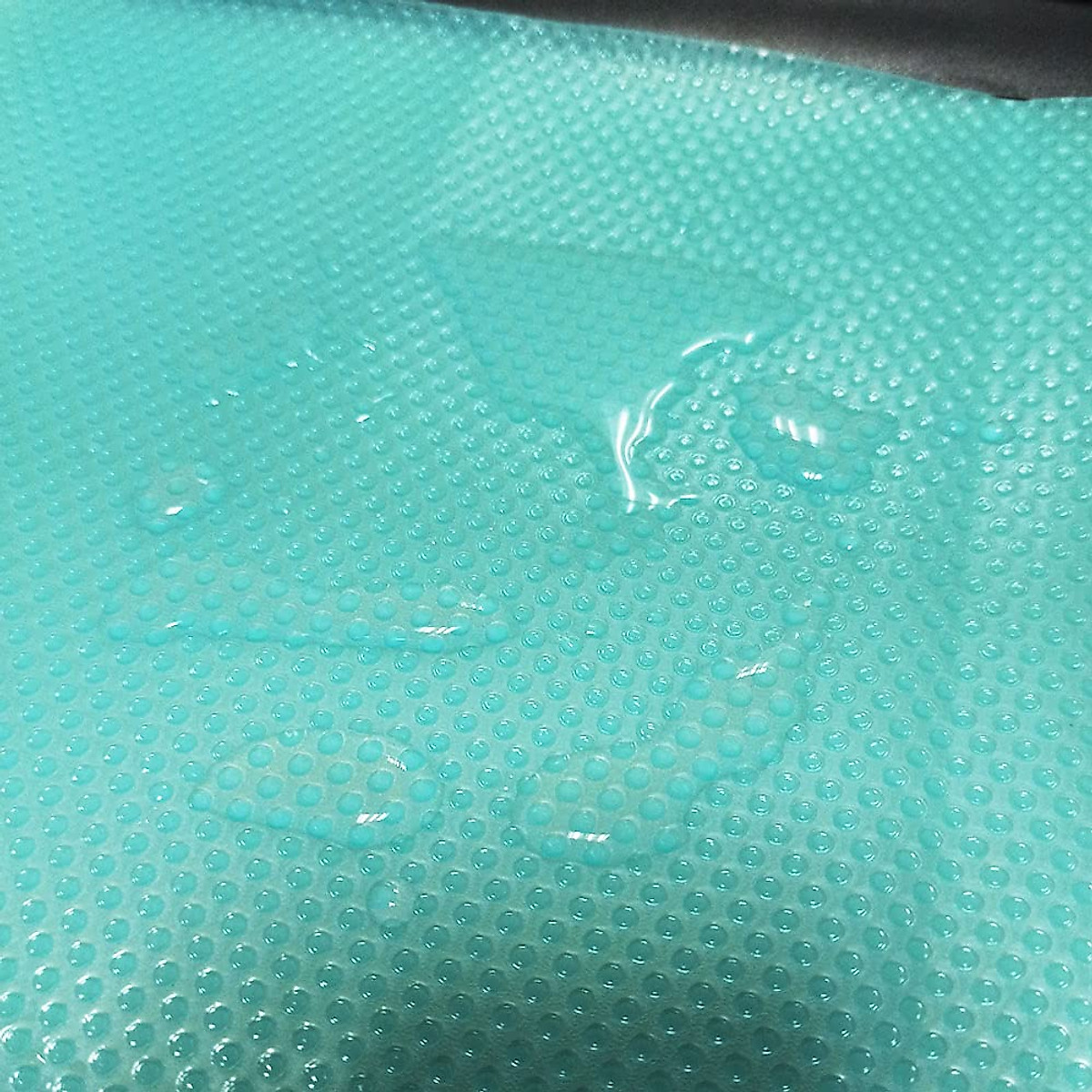 Mydio 9 Pcs 17.4*11.6in Refrigerator Mat Food-Grade EVA Fridge Liners Cuttable Refrigerator Pad for Shelves Table Mats Shelf Liners, 3 Pink/3 Green/3 Blue (9)