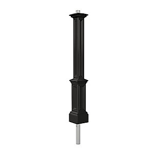 Mayne 5835-BK Signature Outdoor Lamp Post, 9.5x9.5, Black