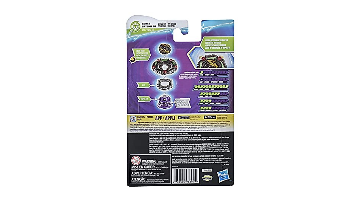 Beyblade Burst Surge Speedstorm Curse Satomb S6 Starter Pack