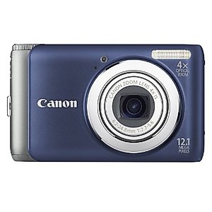Canon PowerShot A3100IS 12.1 MP Digital Camera with 4x Optical Image Stabilized Zoom and 2.7-Inch LCD (Blue)
