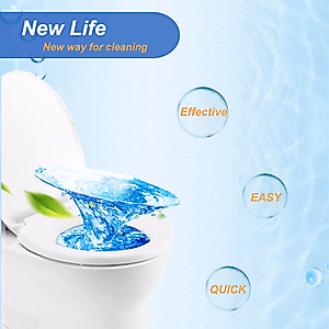 Tuodeal Pumice Cleaning Stone with Handle Pumice Stone for Toilet Bowl Household Cleaning 2 Pack