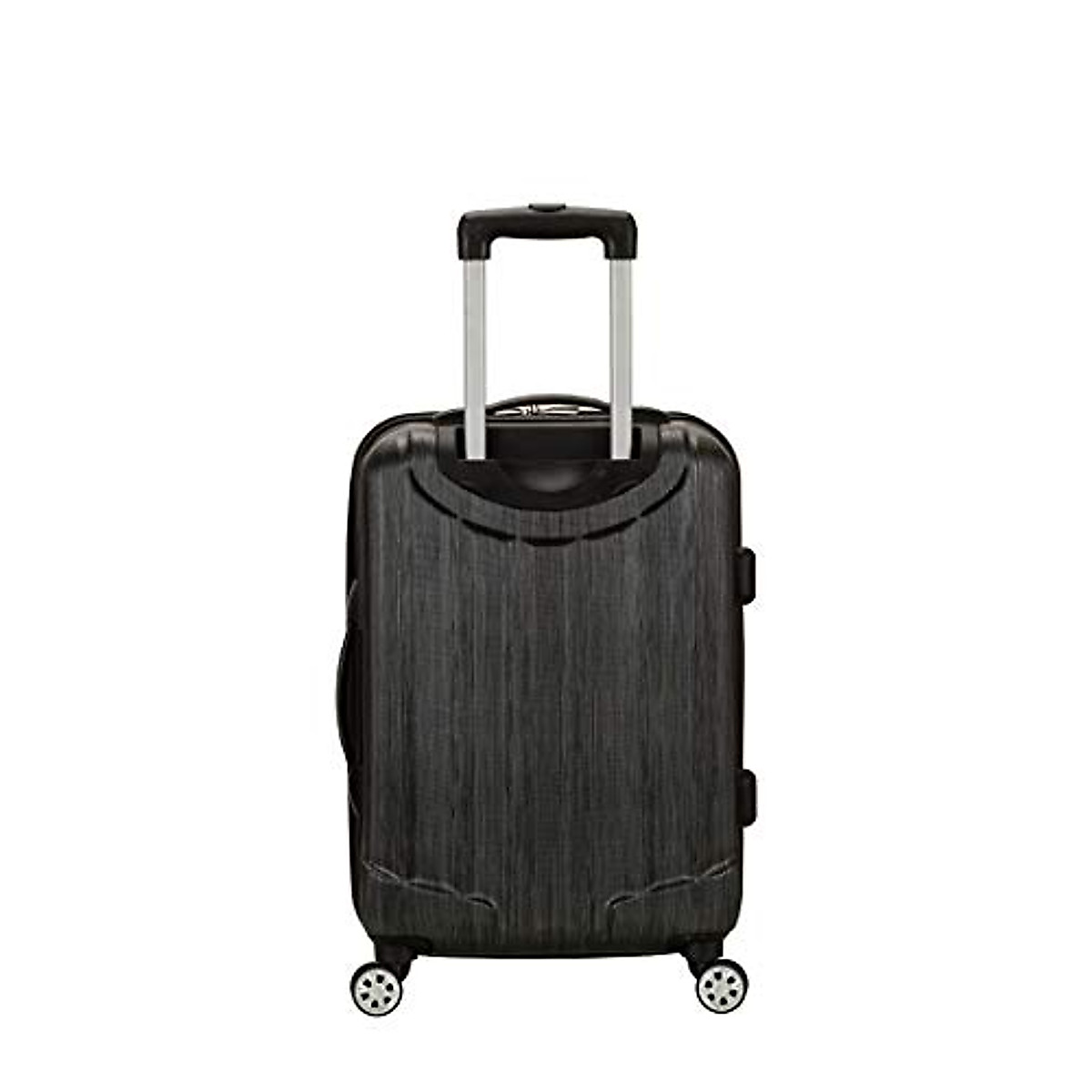 Rockland Melbourne Hardside Expandable Spinner Wheel Luggage, METALLIC, Carry-On 20"