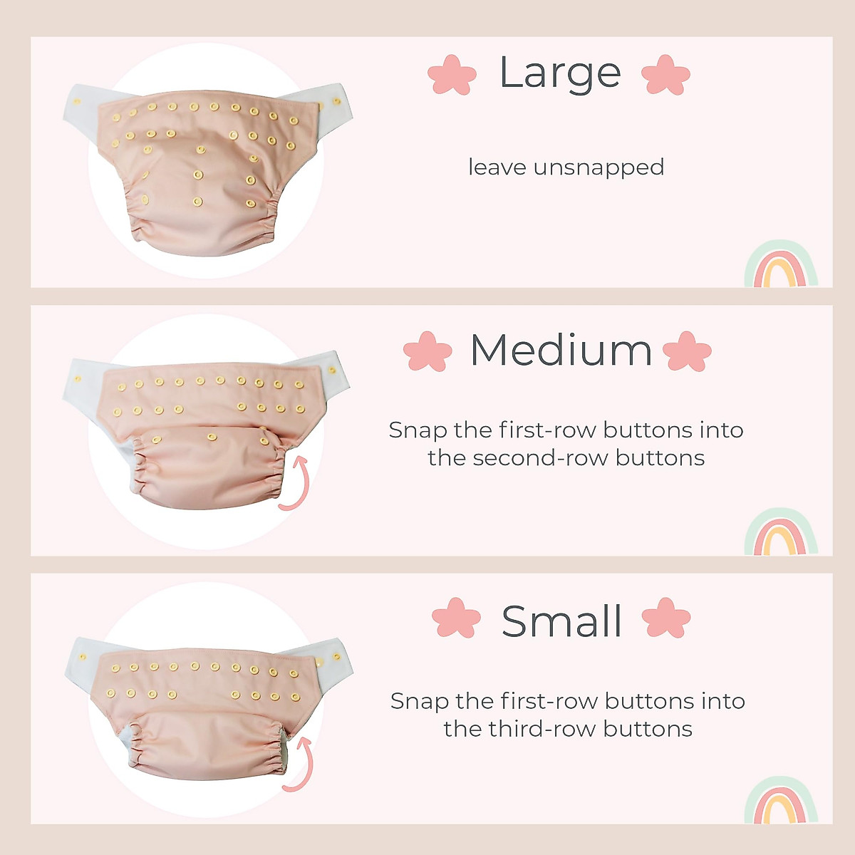 KaWaii Baby Reusable unisex Cloth Diaper Shells, One Size Adjustable Washable Leak-proof Pocket Baby Nappies - 20-Pack