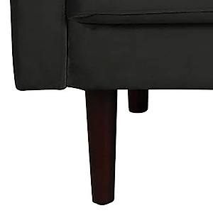 LifeStyle Solutions Morgan Loveseat, Black