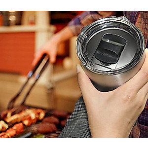 Magnetic Slider Replacement Block, Compatible with YETI Lids 10 oz, 14 oz, 16 oz, 20 oz, 26 oz, 30 oz, Black(2 Pack)