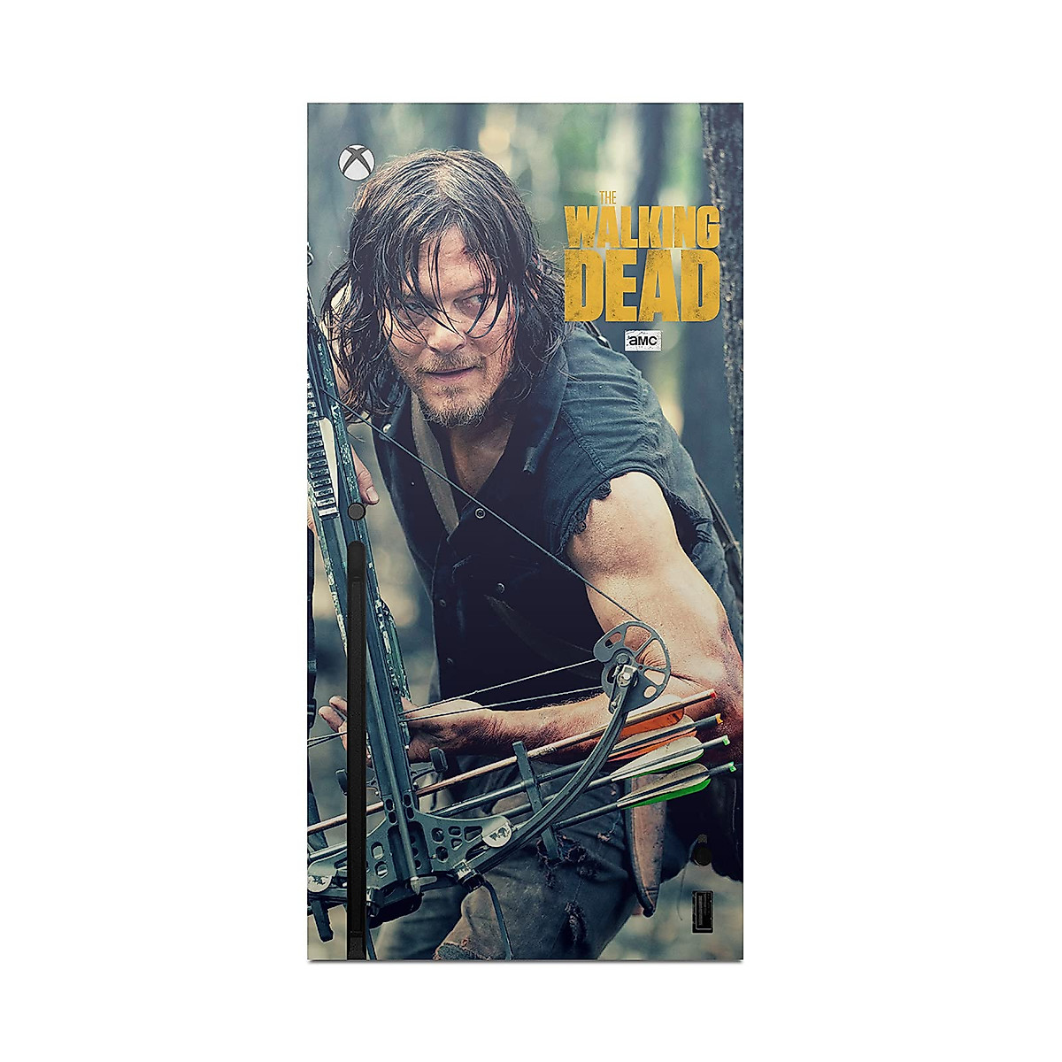 Head Case Designs Officially Licensed AMC The Walking Dead Daryl Lurk Daryl Dixon Graphics Vinyl Sticker Gaming Skin Decal Cover Compatible With Xbox Series X Console