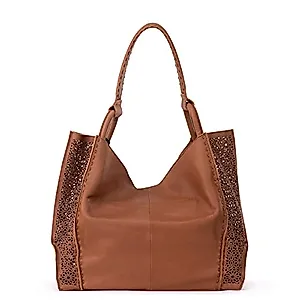 The Sak Los Feliz Large Tote Bag in Leather, Roomy, Unlined Purse with Single Shoulder Strap