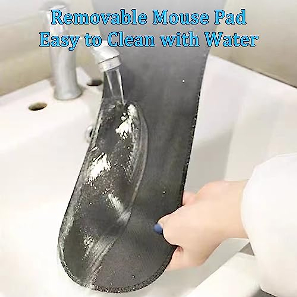 LL-COEUR Arm Support Wrist Rest for Table and Chair, Ergonomic Armrest Desk Extender, Multifunctional Computer Mouse Pad Holder (Black)