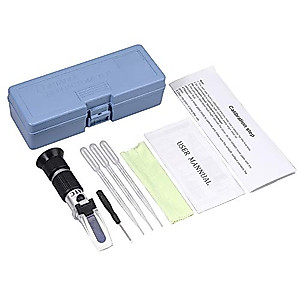 AUTOUTLET 3-in-1 Honey Baume Refractometer,Brix and Baume Honey Refractometer,58-90% Brix Scale Range Honey Moisture Tester with ATC,Ideal for Honey,Milk,Sugar Syrup,Fruit jam and Molasses,Bee Keeping