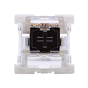 Outemu (Gaote Black Switches,20-Pack 3-Pin Linear Heavy 65gf Dustproof RGB Key Switches - Cherry MX Equivalent - DIY Replaceable for Mechanical Keyboard