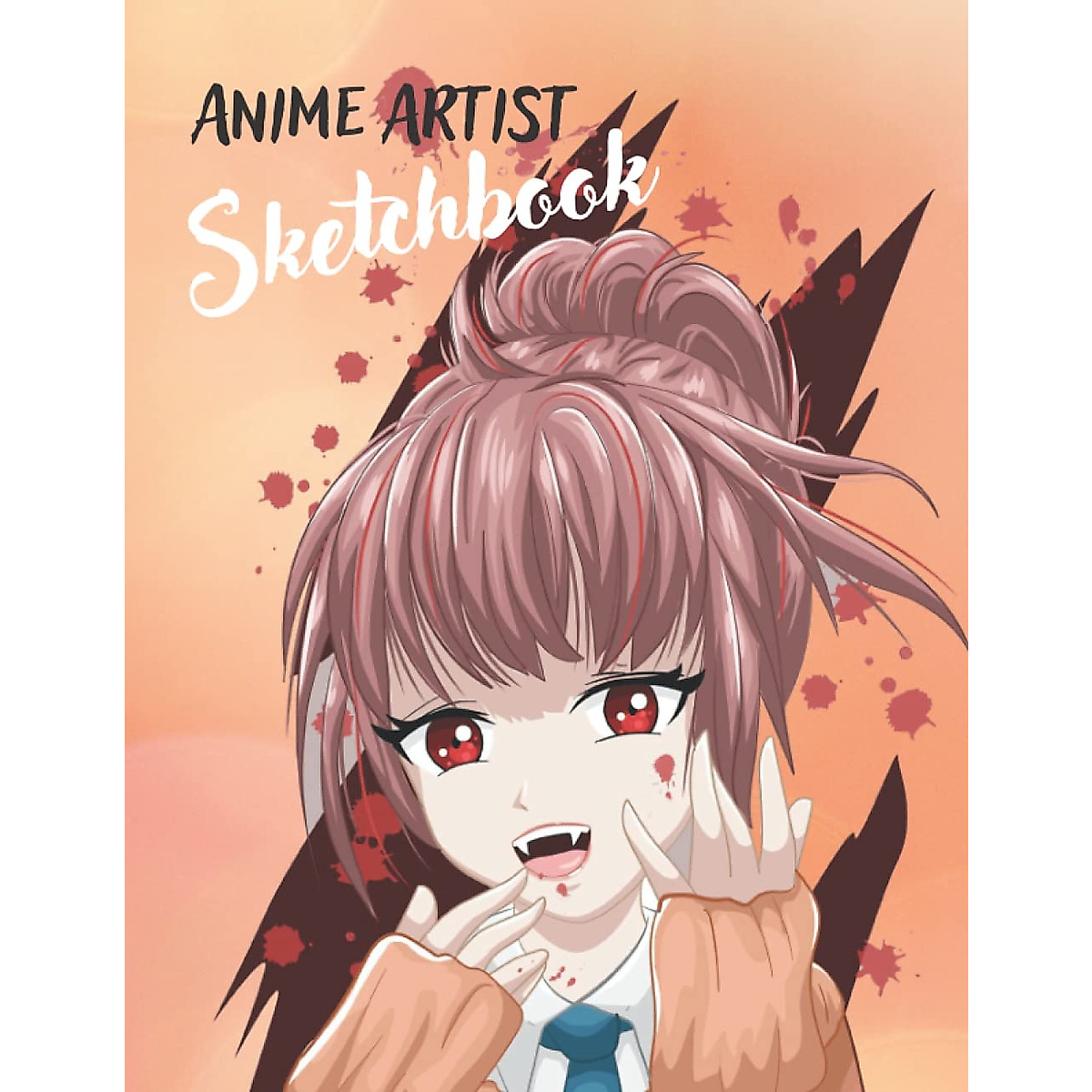 Anime Artist Sketchbook: Blank Paper Sketch Pad for Comic Art Work, Drawing and Sketching. 100 Pages 8.5" x 11"