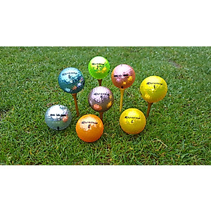 Chromax Metallic M5 Colored Mixed Golf Balls (Pack of 6), Assorted