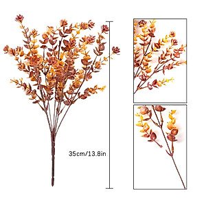 4 Pcs Artificial Greenery Shrubs Lavender Outdoor Fake Flowers Uv Resistant Faux Plants outdoor narcissus Flowers Decor Plastic Flowers Bushes For Garden Hanging Porch Balcony Decoration (Purple)